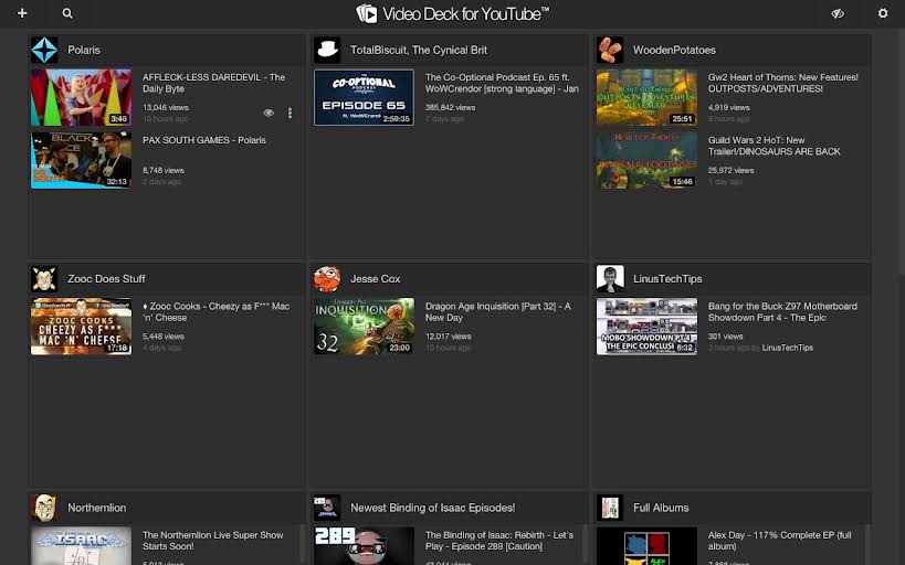 Video Deck for YouTube™